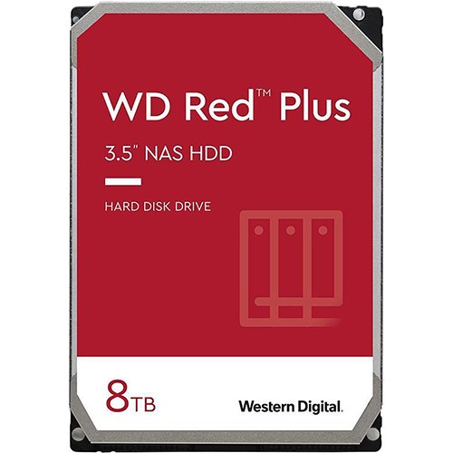 Western Digital 8TB WD Red Plus NAS 3.5″ SATA HDD | WD80EFZZ
