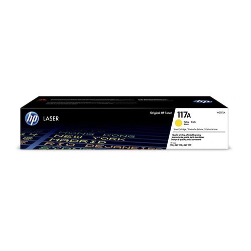 HP 117A Yellow Original Laser Toner Cartridge | W2072A