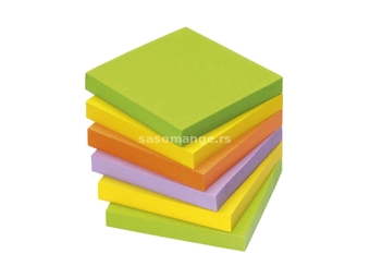 Blok samolepljiv 75x75mm 100L Info Notes 5854-76 neon-sortirano