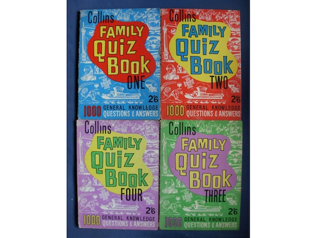 COLLINS FAMILY QUIZ BOOK 1 - 4