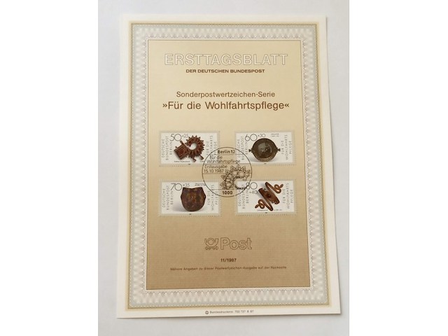 ETB Nemačka  - Wohlfahrtspflege - 1987.g
