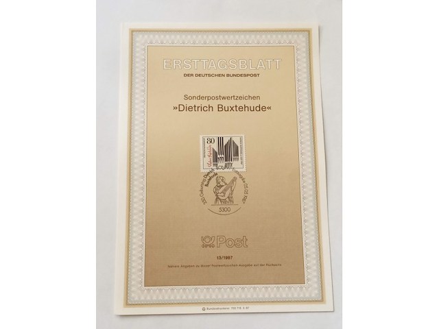 ETB Nemačka  - Dietrich Buxtehude - 1987.g