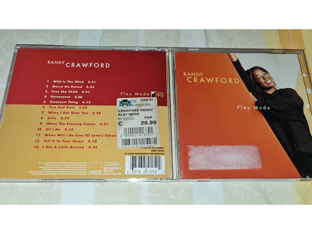 Randy Crawford - Play mode , ORIGINAL