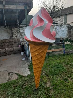 Sladoled točeni 3D reklama - maketa sladoleda