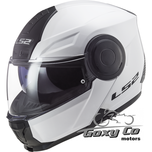 Kaciga LS2 Flip Up FF902 SCOPE II bela