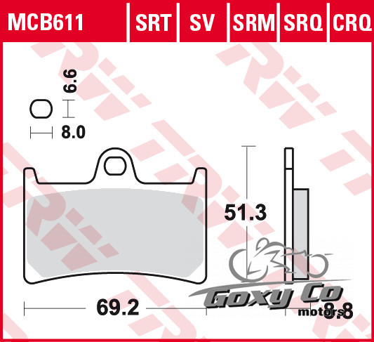 TRW MCB611 Sinter