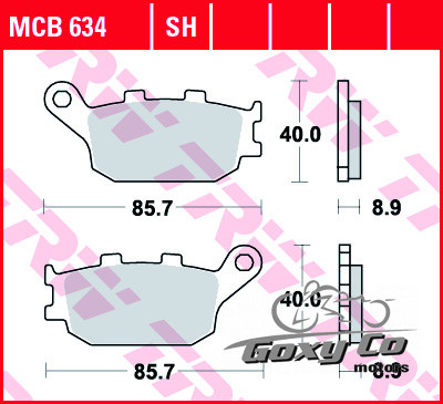 TRW MCB634 Organic