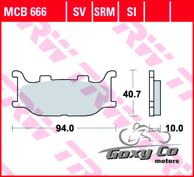 TRW MCB666 Organic