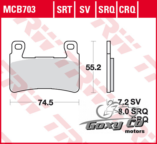 TRW MCB703 Sinter