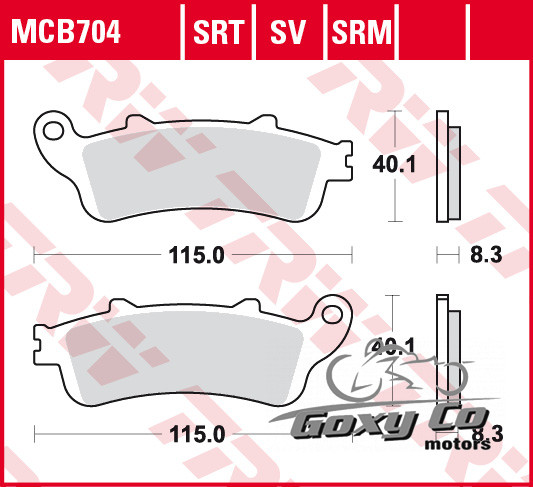 TRW MCB704 Maxi scooter