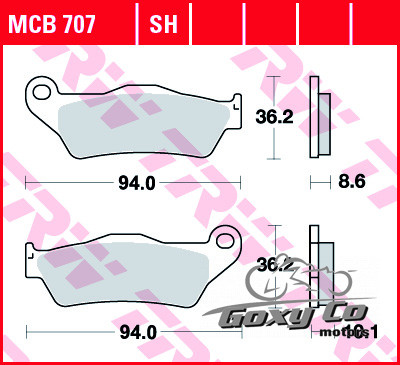 TRW MCB707 Organic