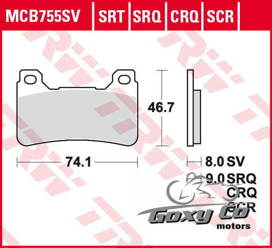 TRW MCB755 Sinter