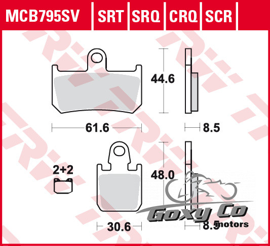 TRW MCB795 Sinter