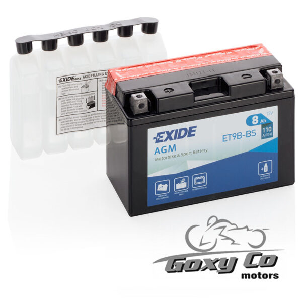 Exide Bike ET9B-BS 12V 8Ah