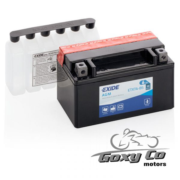 Exide Bike ETX7A-BS 12V 6Ah