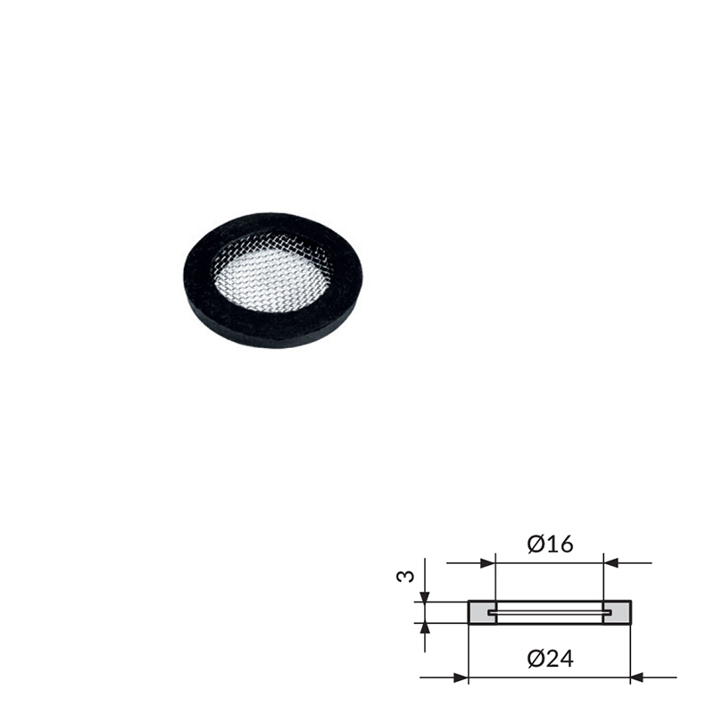 Zaptivač-gumica za navrtku 3/4″ sa filterom