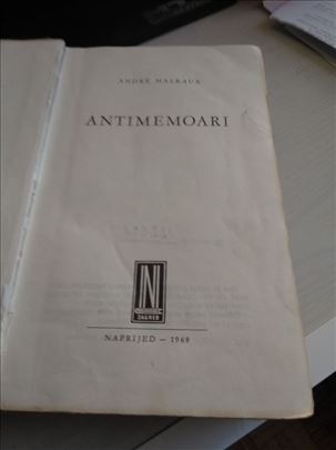 Andre Malraux, Antimemoari, Naprijed, Zagreb, 1969