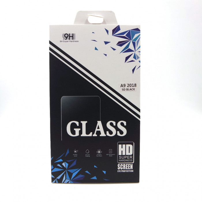 5D Temperd Glass za Samsung A9 2018 crna