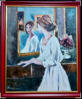 Djevojka u ogledalu Dim.: 57x67cm! R. Vojinović
