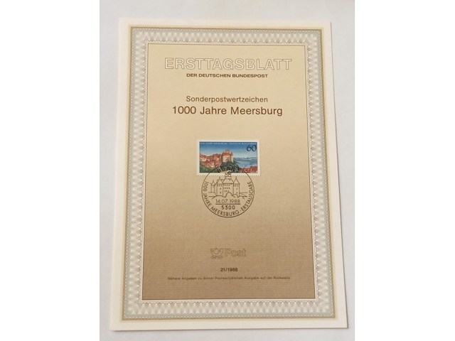 ETB Nemačka  - Meersburg - 100 Godina - 1988.g