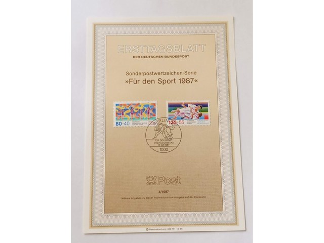 ETB Nemačka  - Džudo - Ples - Sport - 1987.g