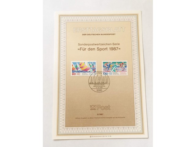 ETB Nemačka  - Skijanje - Sport - 1987.g