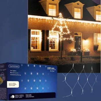 Lumineo Icicle novogodišnja LED mreža 2x2m 180 LED toplo bela
Slični artikli