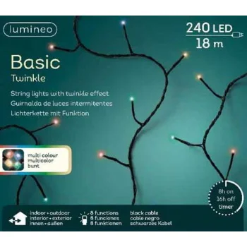Lumineo Basic novogodišnje lampice multicolor 18m 240 LED
Slični artikli