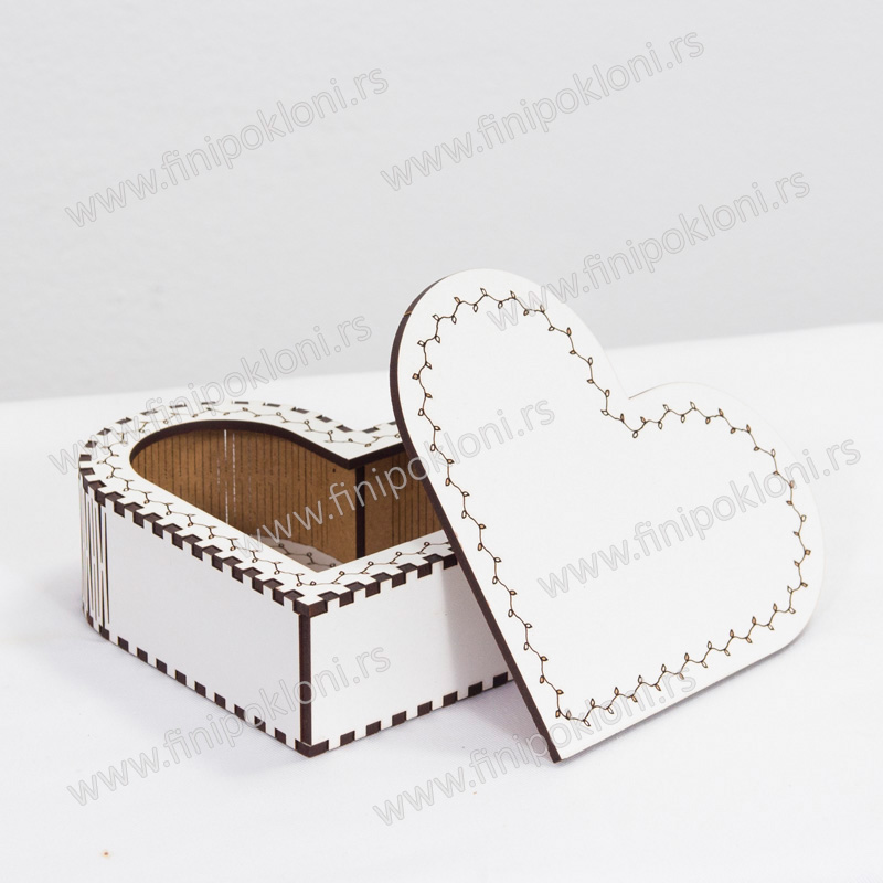 Kutija za nakit u obliku srca