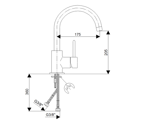 Baterija 2 cevi Rosan ZERRO JZ38101