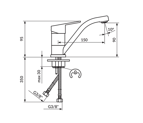 Baterija 2 cevi Smart JA381081