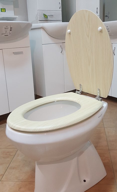WC daska univerzalna dezen beli jasen