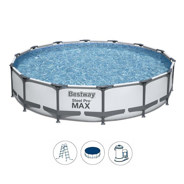 Bestway Porodični bazen sa metalnom konstrukcijom Steel Pro Max 549x122cm 56462