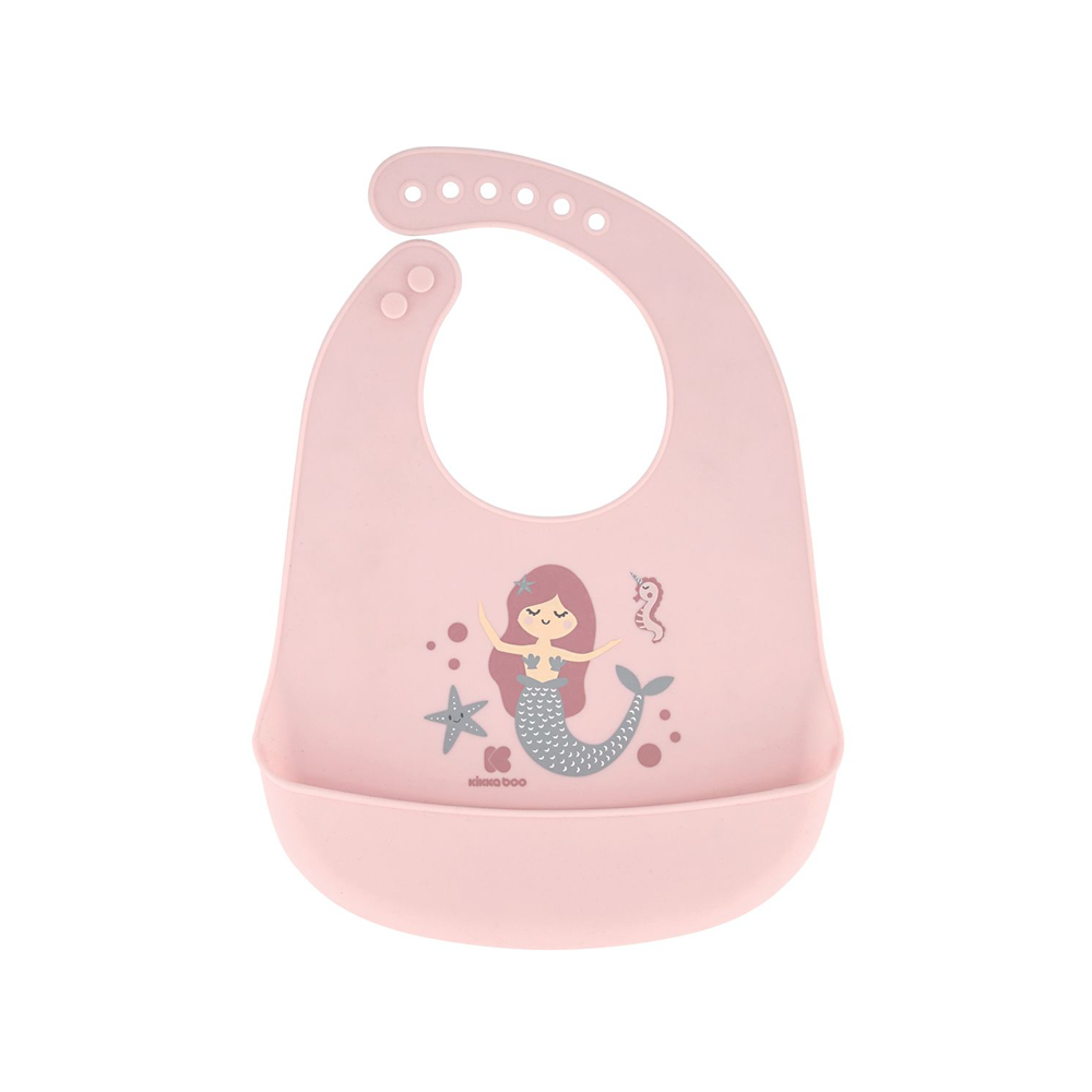 Kikka Boo Silikonska portikla za bebe Sea World Mermaid Pink KKB30013
