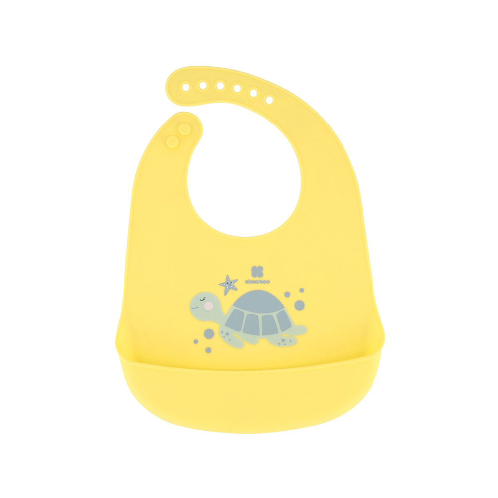 Kikka Boo Silikonska portikla za bebe Sea World Turtle Yellow KKB30010