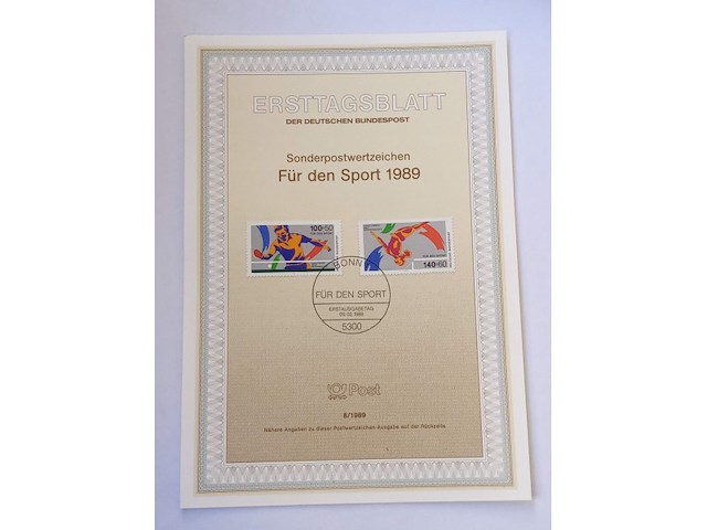 ETB Nemačka  - Stoni Tenis - Sport - 1989.g