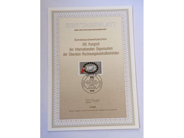 ETB Nemačka  - Kongres - 1989.g