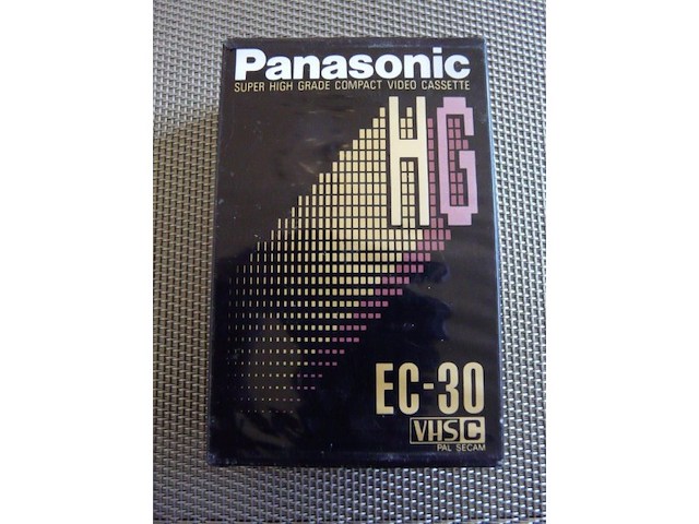 PANASONIC VHS-C Super High Grade video kaseta EC-30