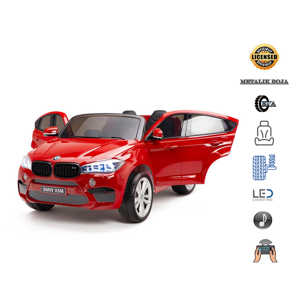 Dečiji Auto na akumulator Licenciran BMW X6 Metalik – Više boja 229/1