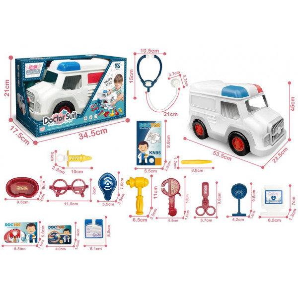 Igračka Doktor Set – Ambulatna kola 388893