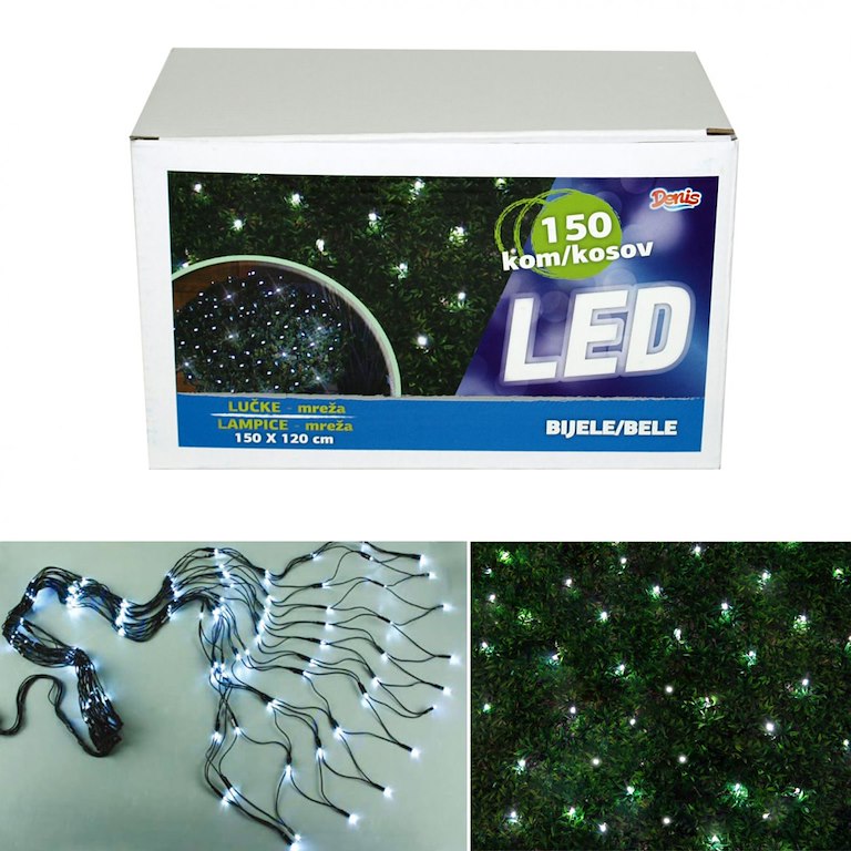 Novogodišnje LED lampice mreža 150x120cm 52-185000