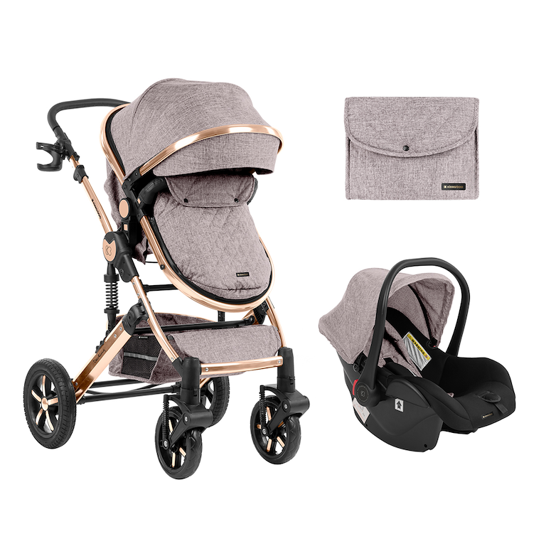 Kikka Boo Kolica za bebe set 2u1 sa autosedištem Darling Beige KKB10055-SET