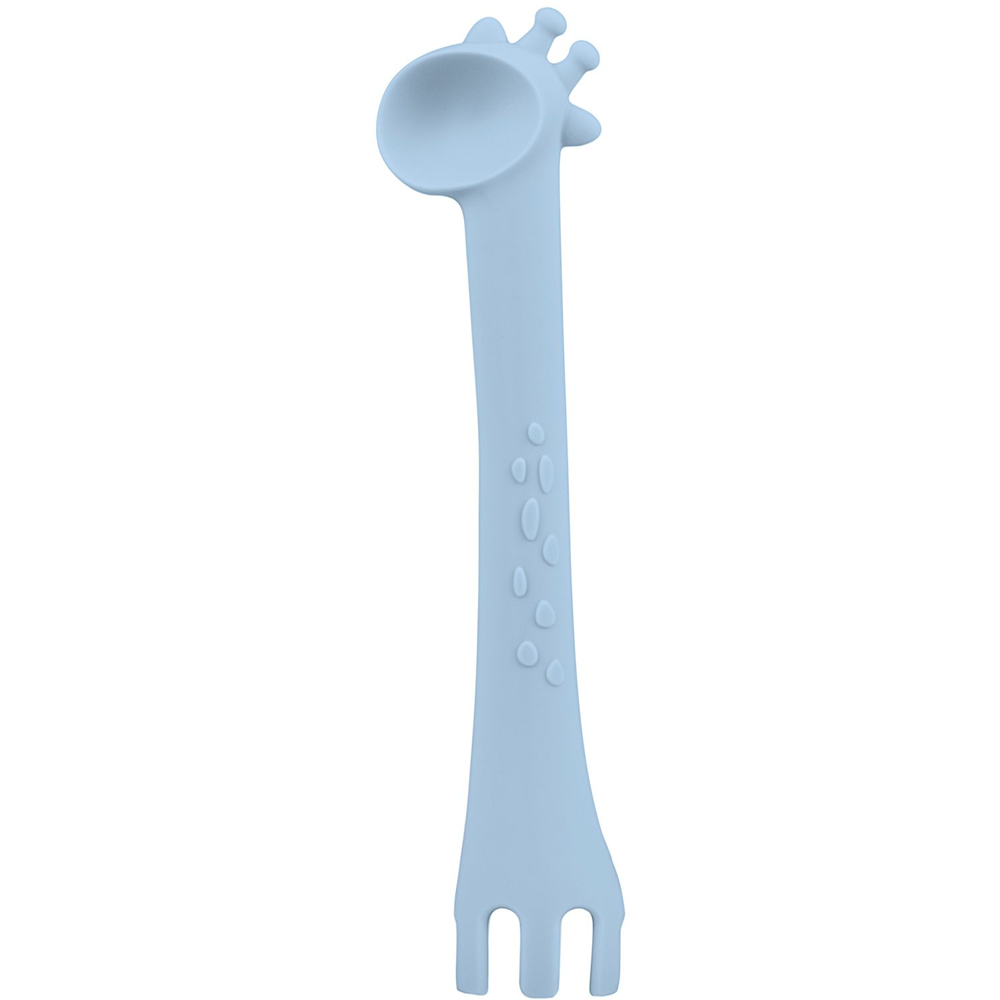 Kikka Boo Silikonska bebi kašičica Giraffe Blue KKB40082