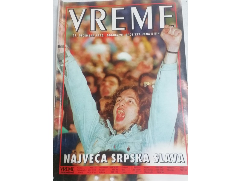 VREME br 322 21.12.1996.