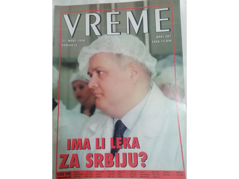 VREME br 387 21.03.1998.