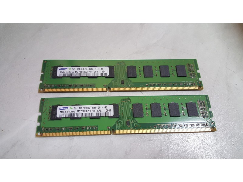 2x2gb ddr3 1066mhz samsung ispravne