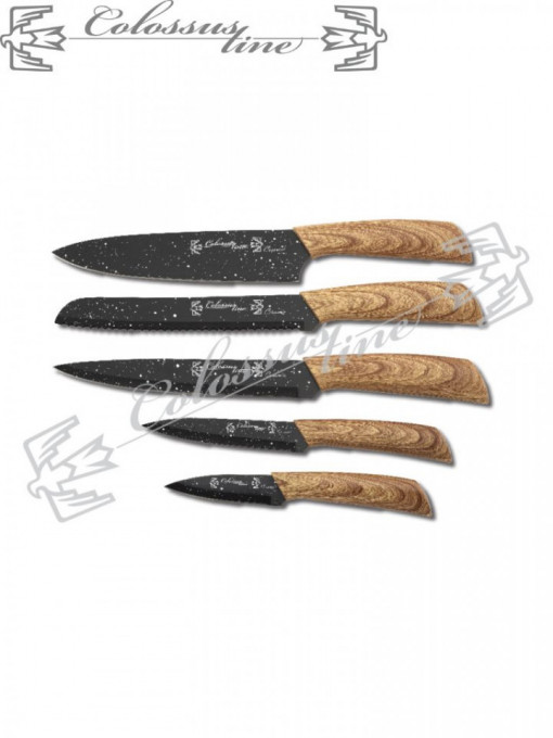 COLOSSUS LINA Set mermerno keramičkih noževa 5 komada. MR-38 ( RATA 12 x 178 RSD )