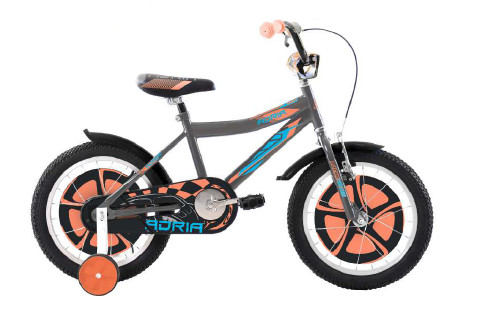 ADRIA Bicikl rocker 16" sivo-narandžasta 10" 920128-16 ( RATA 12 x 891 RSD )
