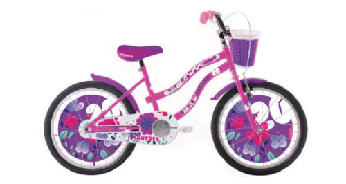 ADRIA Bicikl fantasy 20" roze-ljubičasto 13" 920137-20 ( RATA 12 x 941 RSD )