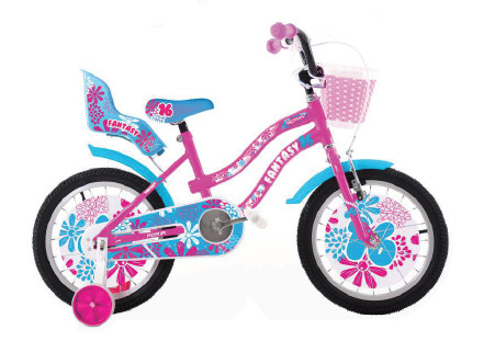 ADRIA Bicikl fantasy 16" roze-plavi 10" 920125-16 ( RATA 12 x 891 RSD )